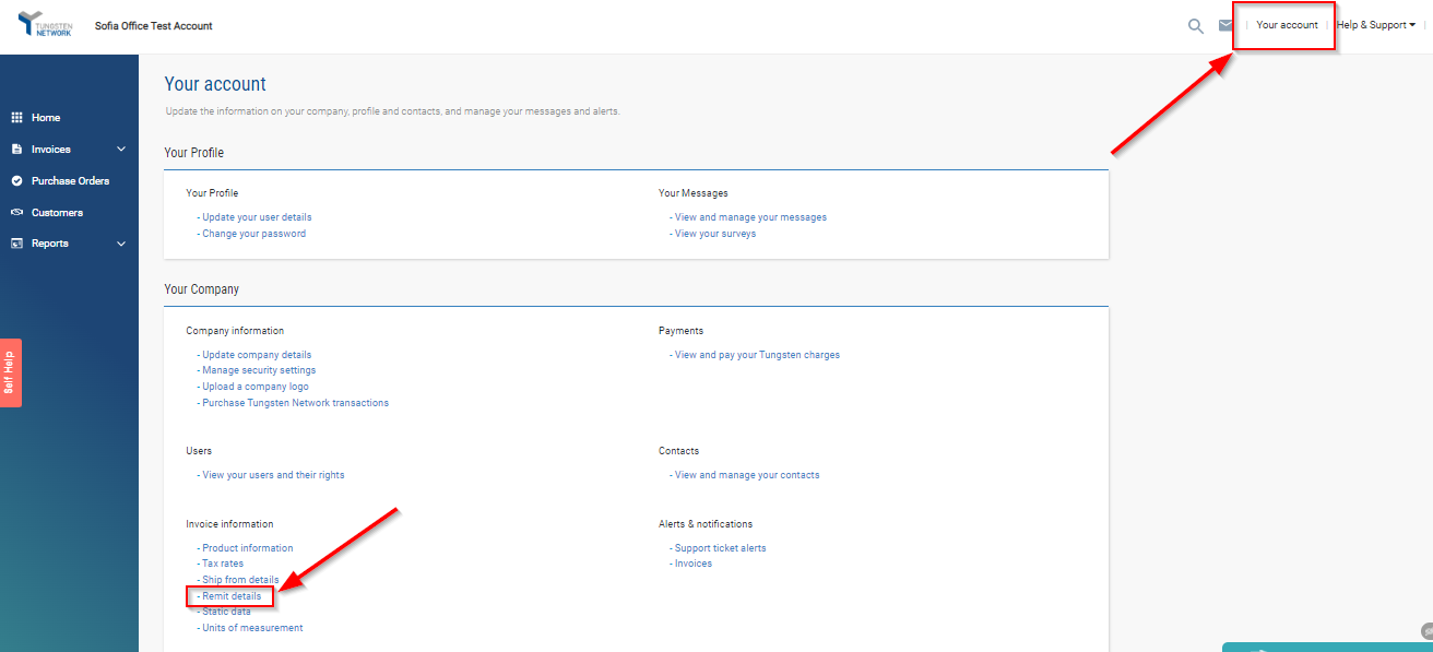 How to update your bank details?